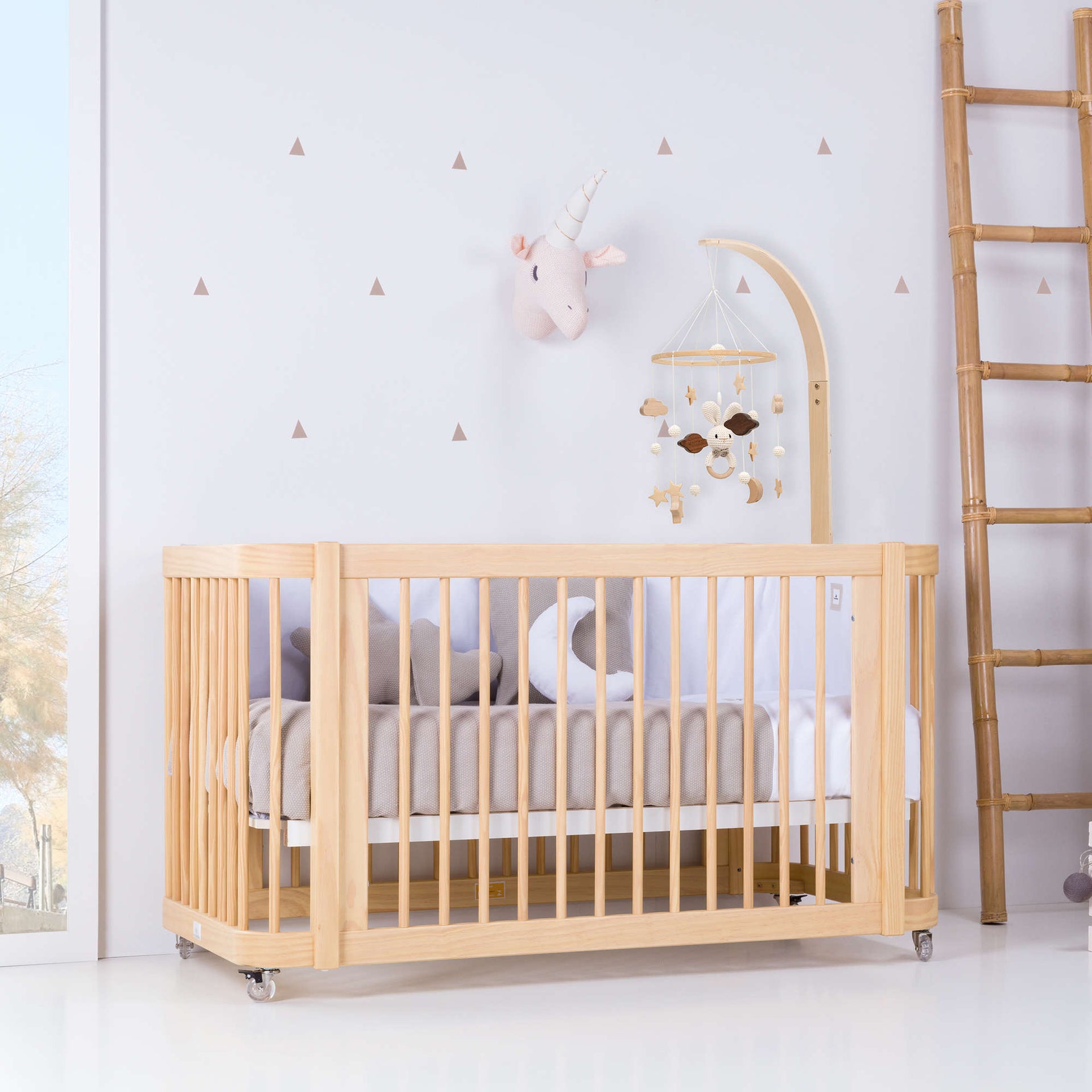 Minicuna portátil y pequeña todo en uno con ruedas desde los 0 años ...